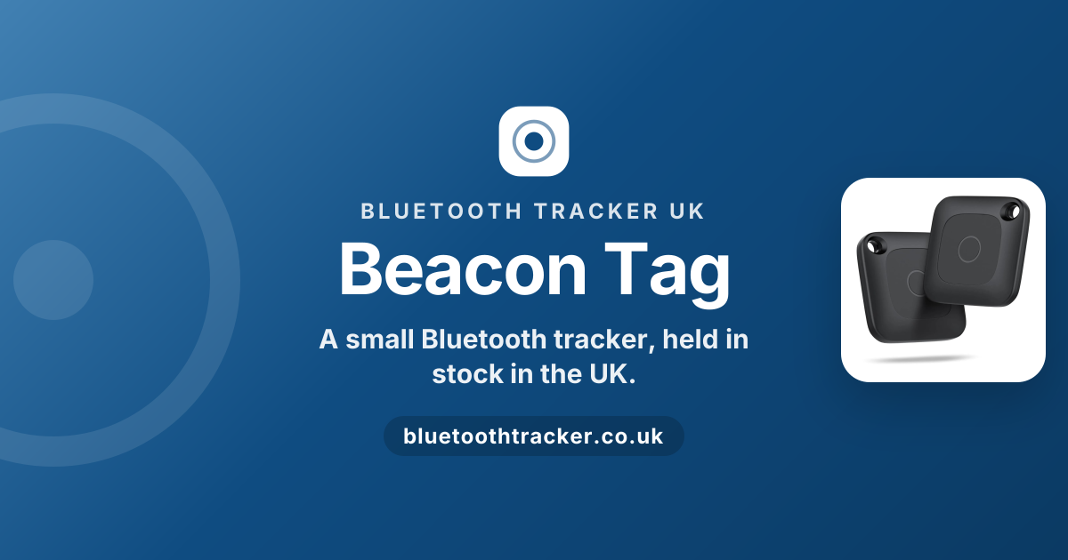 Bluetooth Tracker UK – Beacon Tag 2-Pack, Free Delivery